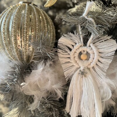 Macrame Communion/christening Mermaid 100% Cotton. Handmade ...