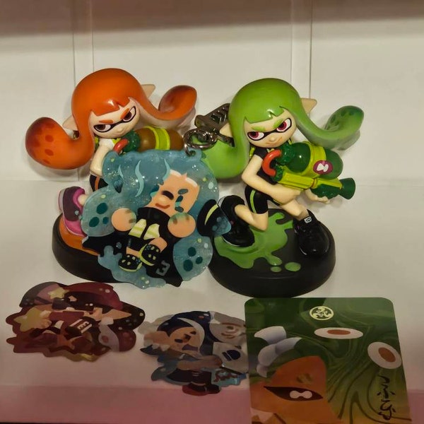 Splatoon Hotlantis AGT Posters Agent 3, 4, 8, New 3, Octavio, Grizz ...