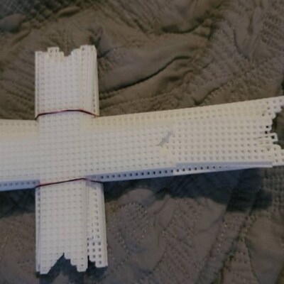 Ribbon Cross Plastic Canvas Small Cross Plastic Canvas Cross for ...