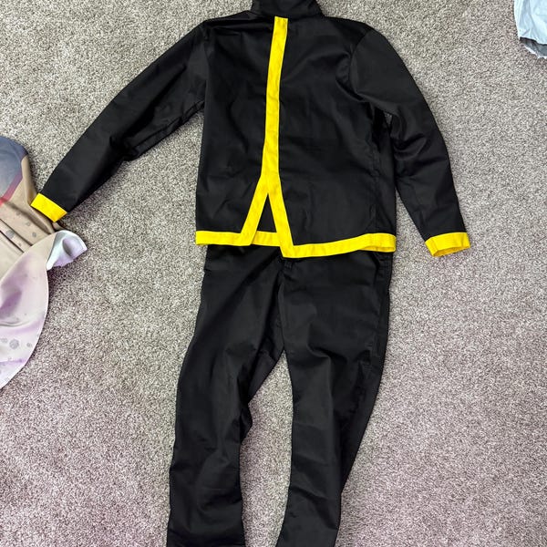 Tan Cosplay Flight Suit With Velcro Flak Vest & Cummerbund 4-piece ...