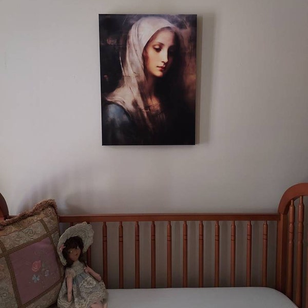 Divine Resonance: Close-up Jesus With Crown of Thorns Wall Art ...