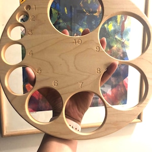 Maple Cervical Dilation Board for Midwife Doula Birth Cervical Dilation ...