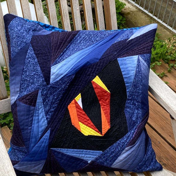 Dragon Eye Pillow FPP Pattern - Etsy
