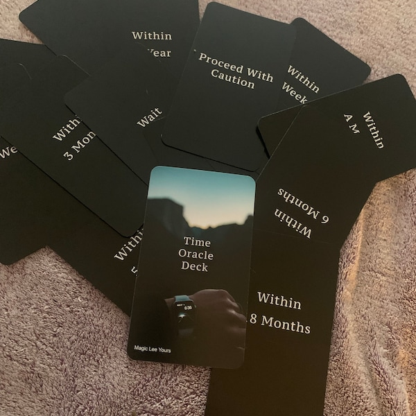 Time Oracle Deck - Etsy