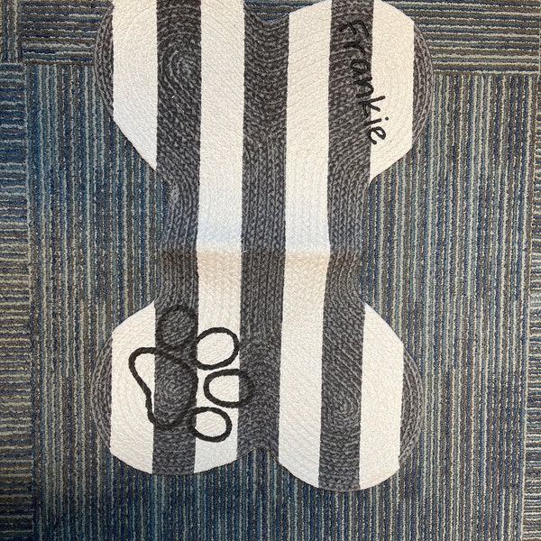 Personalized Dog Bone Mat - Etsy