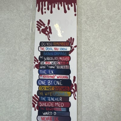Thriller Book Sticker, Small Gifts, Gifts for Book Lovers, Thriller ...