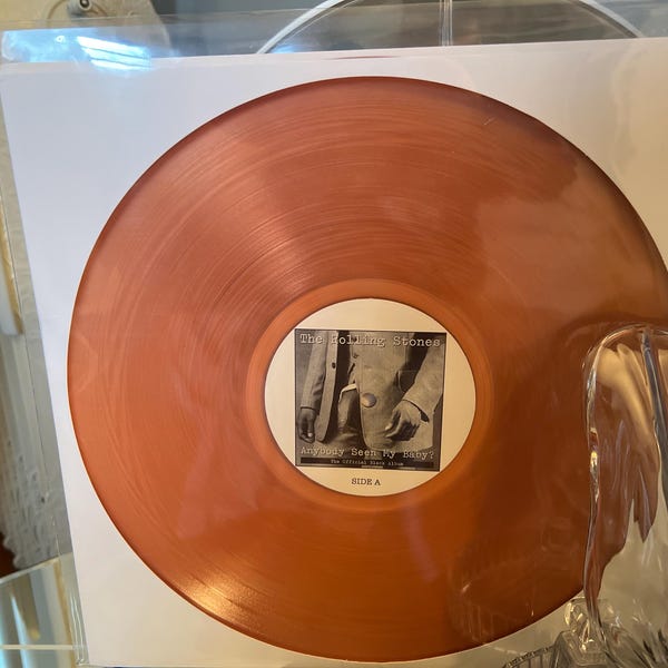 Long Brass LED Light for High Platter Vinyl Record Players Rechargeable ...