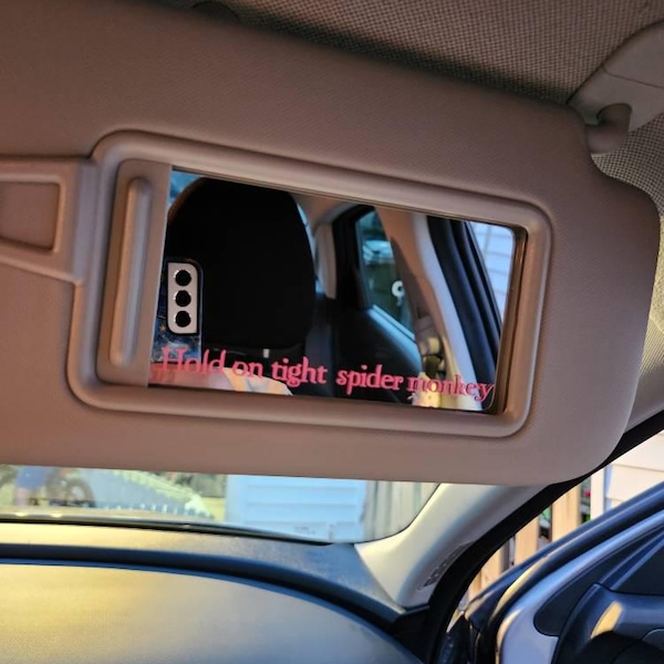 Hold on Tight, Spider Monkey - Twilight Visor Mirror Vinyl Decal - Etsy