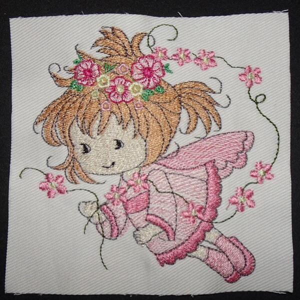 Fairy Embroidery Designs - Baby Girl Embroidery Design Machine ...