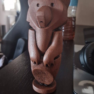 Brother Bear Totem Prop Replica Perfect for Decoration. Handmade. - Etsy