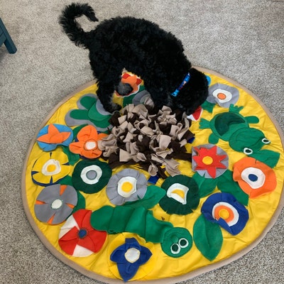 Interactive Dog and Cat Toys Handmade Pet Play Mat Snuffle Mat - Etsy