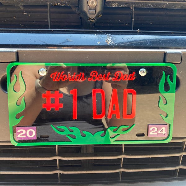 Custom Father’s Day License Plate Gift, Gifts for Dad, Fathers Day 2021 ...