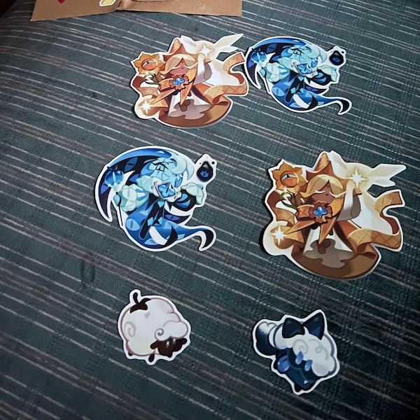 Cookie Run Kingdom Stickers Premium Waterproof Ancient Cookies ...