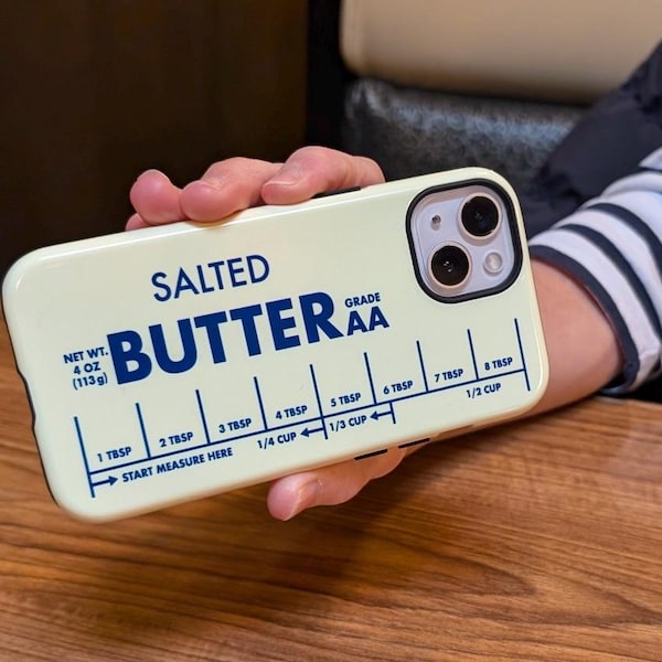Salted Butter Stick Phone Case - Funny Design Cover for iPhone and ...