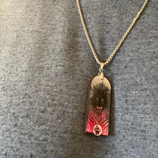 Anthro White Wolf Werewolf With Crystals Print - Etsy