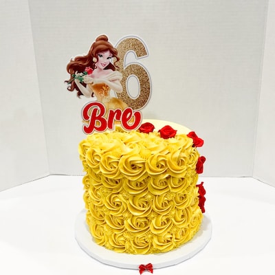 Princess Belle Cake Topper - Etsy