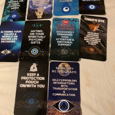 Evil Eye Oracle Haters Exposed Return to Sender 120 Cards - Etsy