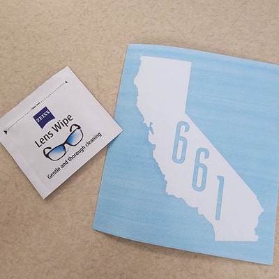 California State Decal / CUSTOM Area Code Decal / Los Angeles 213 / San ...