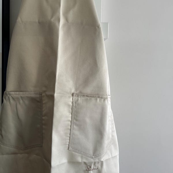 Labubu Apron – Free Embroidery, Handmade in Toronto | Adjustable Neck ...