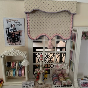 Pastel Flowers Cotton Fabric. Perfect for 1:12th Scale Dolls Houses ...