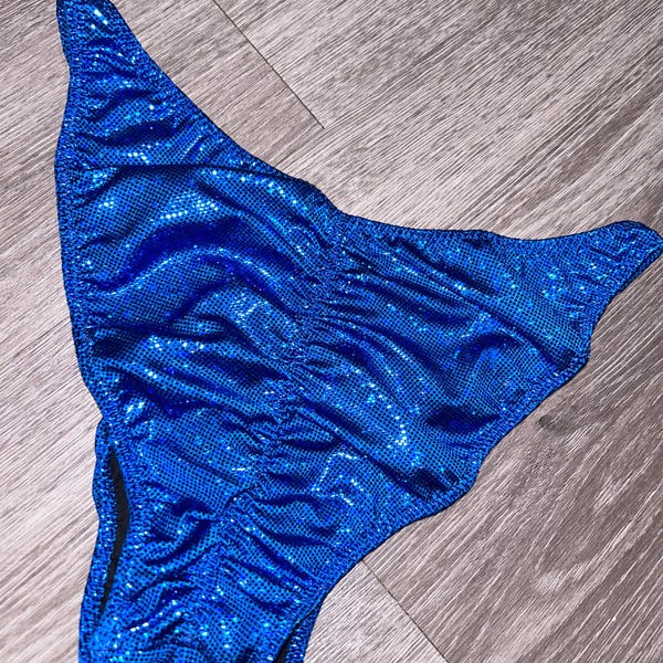 Custom Men's Bodybuilding Posing Trunks - Ice Blue - Competition Trunks ...