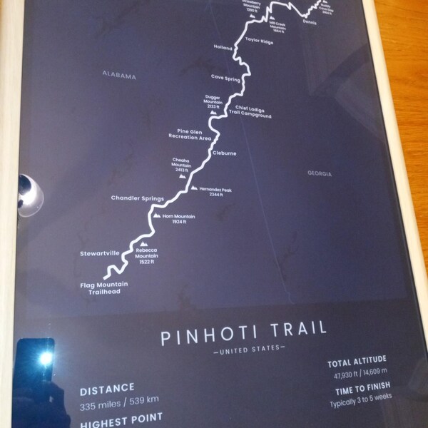Tour Du Mont Blanc Topographic Map Poster | TMB Elevation Contour Map ...