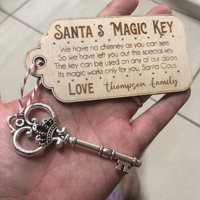 Santa's Magic Key Door Lock Christmas Xmas Magical - Etsy
