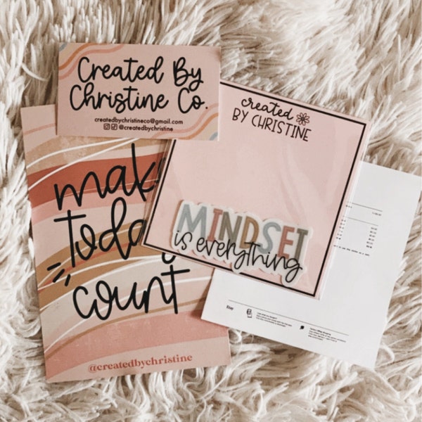 Mindset is Everything Clear Sticker | Mental Health, Positivity - Etsy