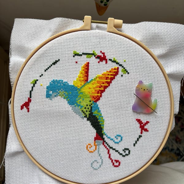 Counted Cross Stitch Pattern PDF - Peace and Happiness - Instant ...