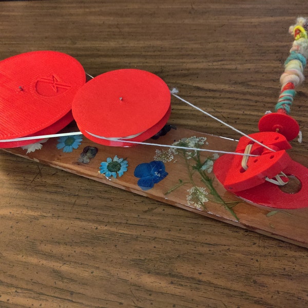 DIY Charkha Spinning Wheel Kit (3D Printed) - Etsy