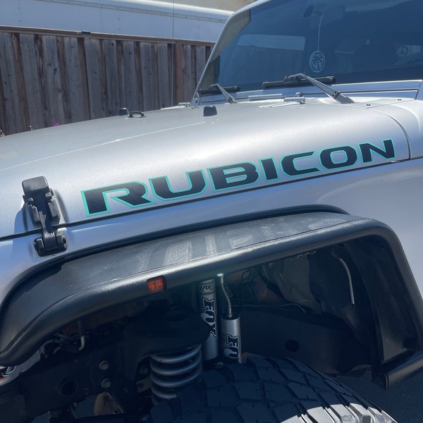 Fits 2019-2025 Jeep Rubicon JL/JT/JK Hood Letters Vinyl Graphics - Etsy