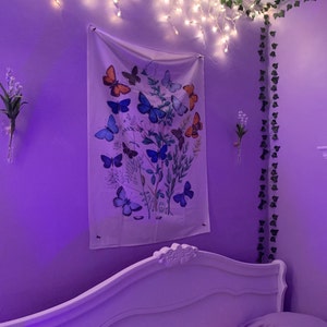 Black & White Alphabet Wall Hanging Tapestry / Monochrome | Etsy