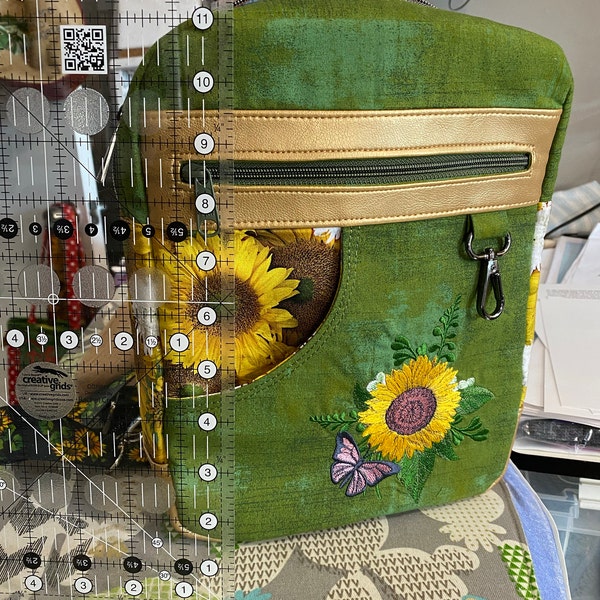 Sunflower Embroidery Design, Flower Machine Embroidery File, 3 Sizes ...