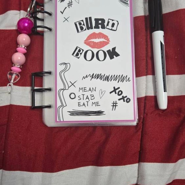 A6 Burn Book Savings Binder: 12 Section Reusable Budgeting - Etsy ...