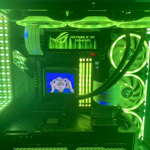 Custom Rgb Pc Case Light Decoration Board Panel Water Cooling - Etsy