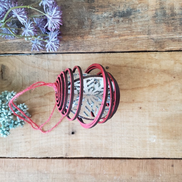 3D Dual Spiral Snowflakes (8) Christmas Ornament SVG - Etsy