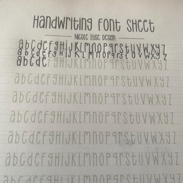 102 Page Cozy Study Hand Writing Practice Workbook Sheet Printable ...