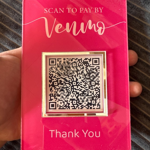 Mini QR Code Social Media Display Sign | Social Media QR Code Sign ...