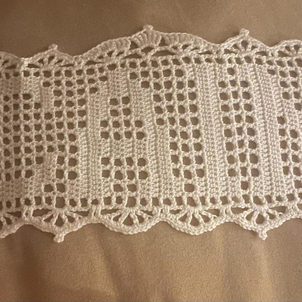 Personalized Crochet Name Doily. Custom Family Name, Last Name, Letter ...