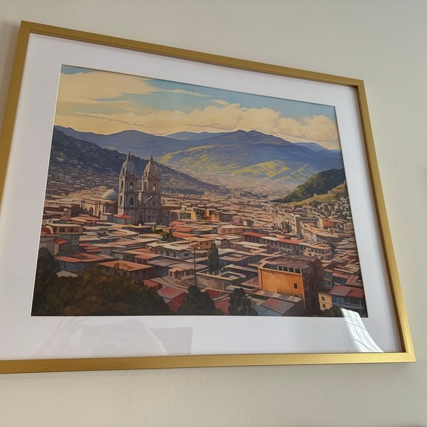 Quito Art Print, Ecuador Art, Ecuadorian Canvas Prints, Ecuadorian Home ...
