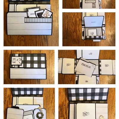 Memory Wallet PDF Tutorial Scrapbooking Tutorial Scrapbook Mini Album ...