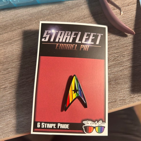 Starfleet Insignia Pride Flag Pins! | Star Trek-inspired Soft Enamel ...