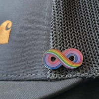 Infinitely Bisexual Pin Subtle Bi Pride Accessory LGBT Gay Infinity ...