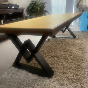 H34 X W18 Z Shaped Counter Table Legs 1 Pair - Etsy