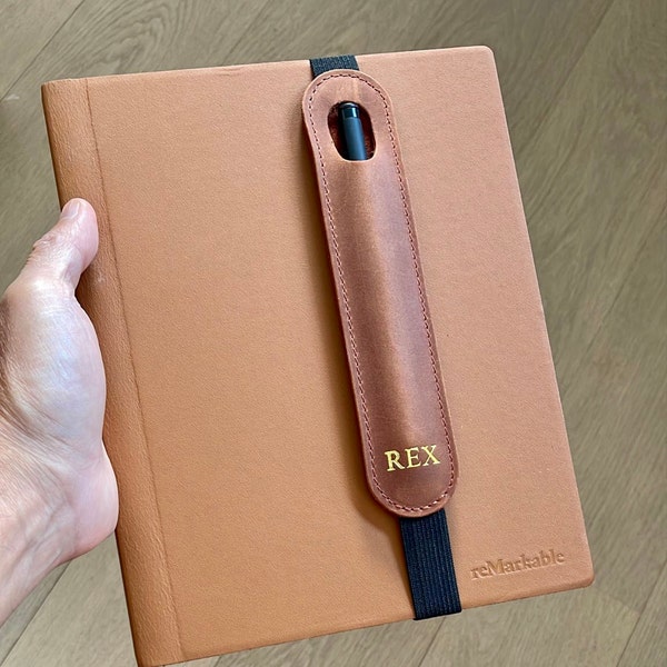 Customized Pencil Holder for Remarkable 2, Leather Pen Case for ...
