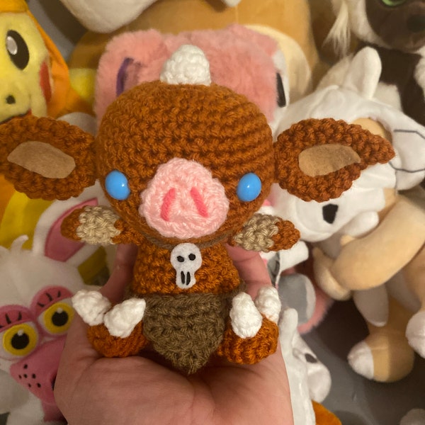 Bokoblin Inspired Plush Crochet Amigurumi - Handmade Stuffed Toy Doll ...