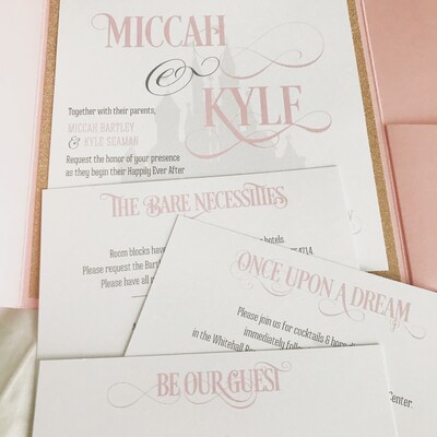 Sample: Custom Fold Wedding Invitation - Etsy