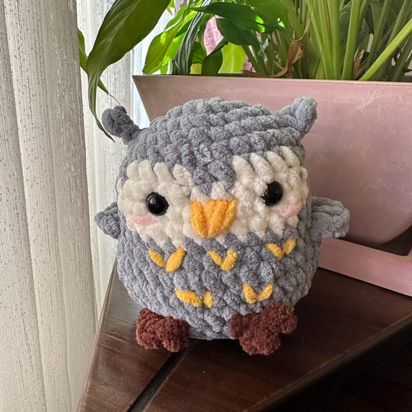 Snuggle Owls No Sew Crochet Patterns Bundle, Amigurumi Crochet Pattern ...