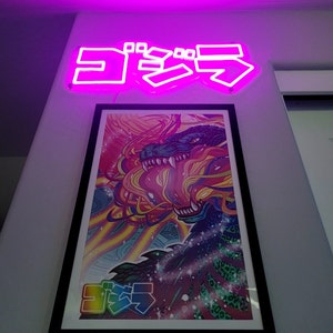 Otaku おたく Japanese Neon Sign, Home Room Decor, Game Room Bedroom Light ...