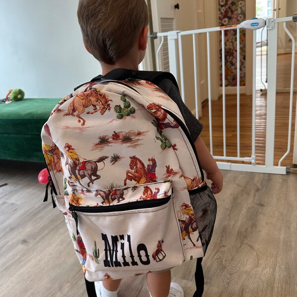 Personalized Western Backpack, Western Backpack, School Backpack ...